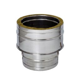 Raccordo doppia parete Ø interno/esterno 80/130 mm