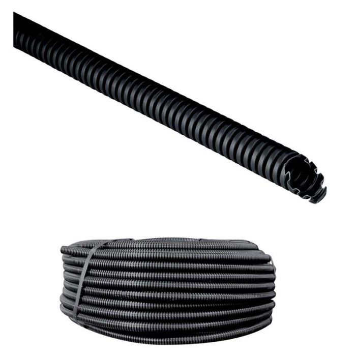 Tubo corrugato nero d16 10 m